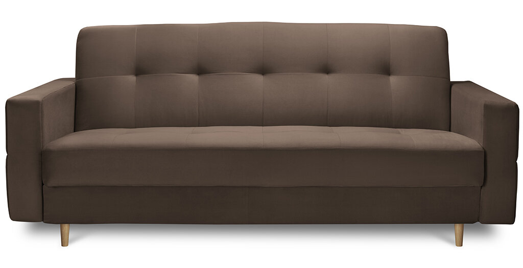 Диван-кровать Любава, 221х95х100 см, механизм Книжка, диван раскладной, с ящиком для белья. Гарантия 18 месяцев