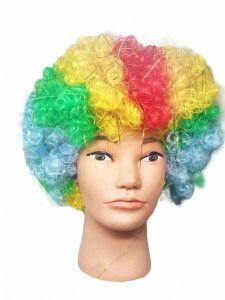 Парик клоуна цветной