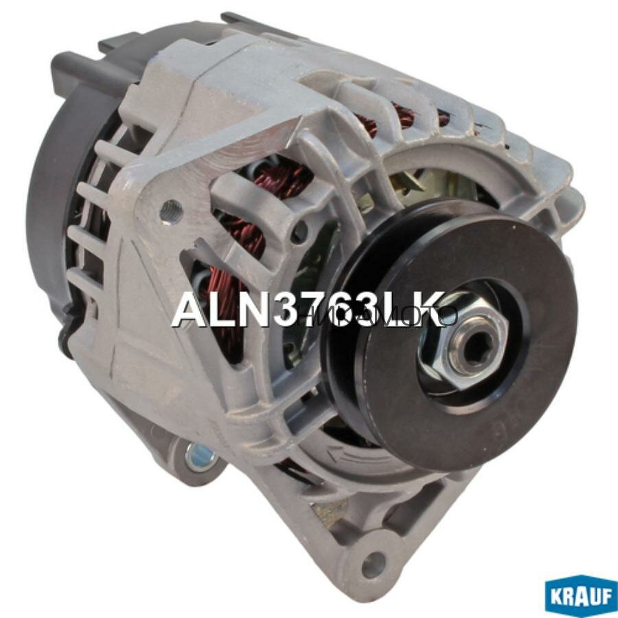 KRAUF ALN3763LK Генератор JCB/MANITOU/JOB MANN/TEREX/VENIERI/WEIDEMANN/BOBCAT/HYDREMA cо шкивом 1 ручей