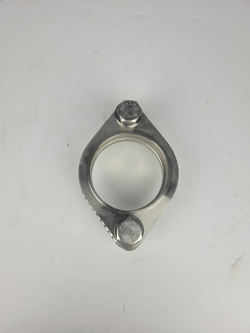 Фланцы для глушителя 2 болта 54мм нержавеющая сталь AISI304