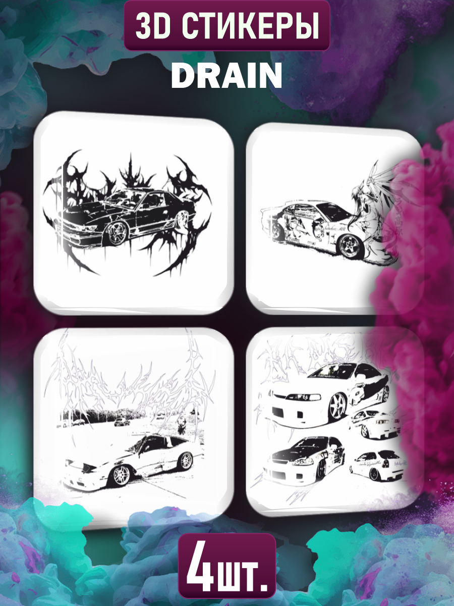 Наклейки на телефон 3D стикеры y2k дрейн эстетика