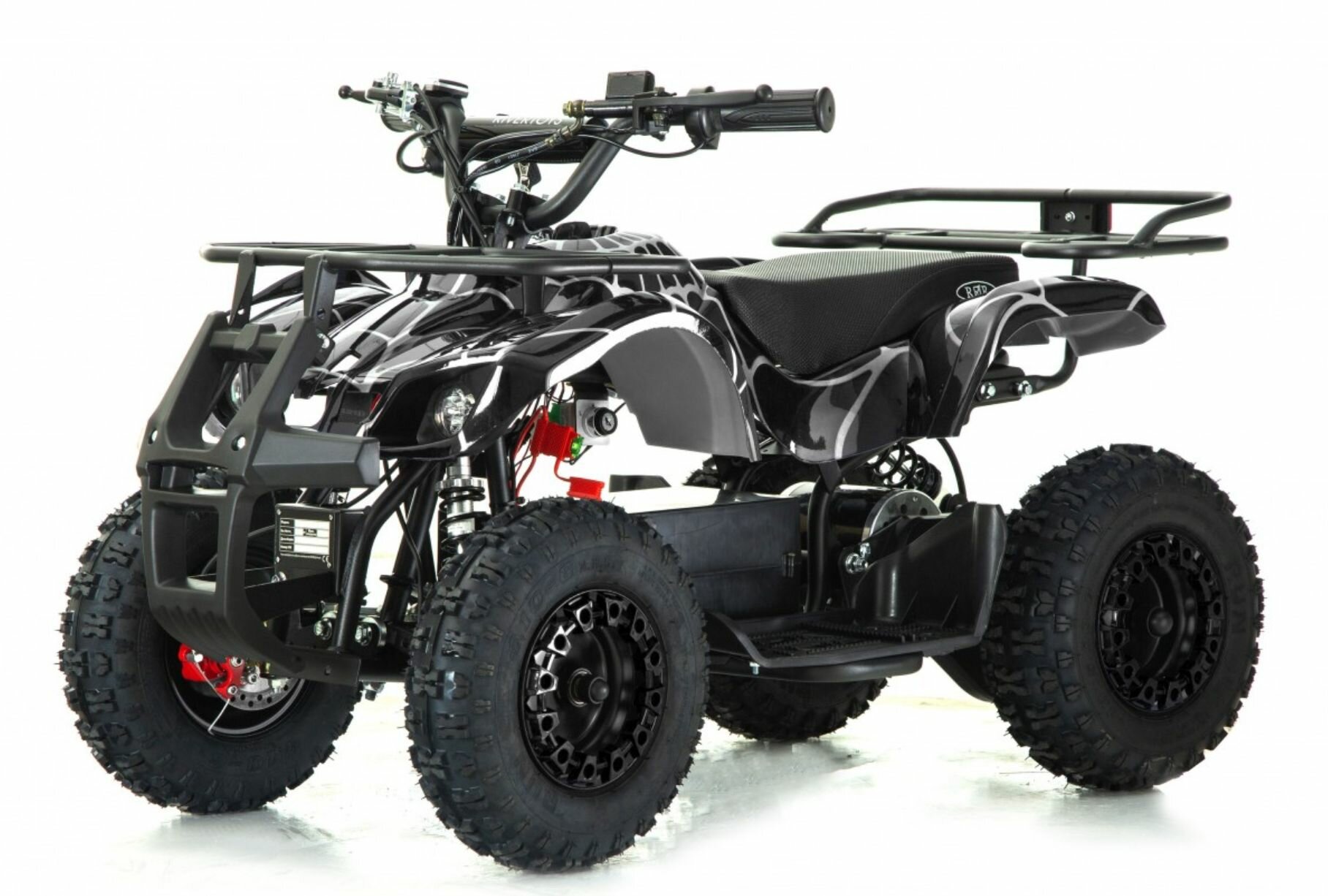 Детский электроквадроцикл RiverToys ANRI черный spider