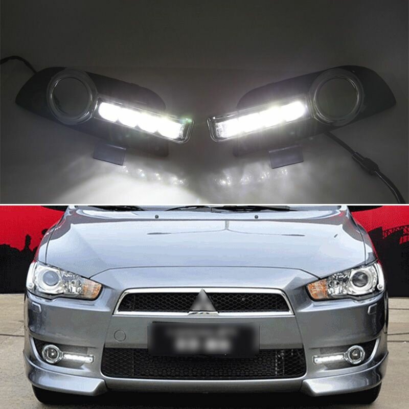 Огни дневные ходовые Светодиодная применяется к Mitsubishi Lancer 10 Evo X 2008-2015