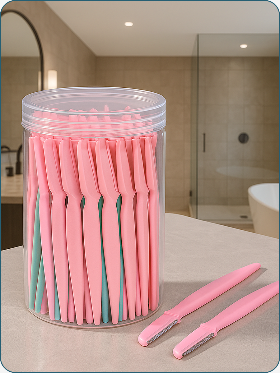 Триммер, эпилятор, бритва для удаления волос на лице, бровях, бороды, усах, теле, подтяжка лица, удаление клещей на лице, набор 3 шт