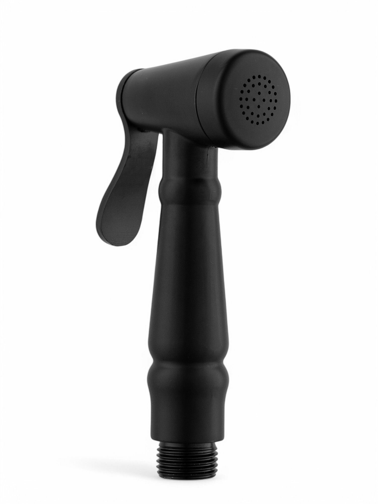 Лейка для гигиенического душа на биде из нержавеющей стали, цвет черный матовый