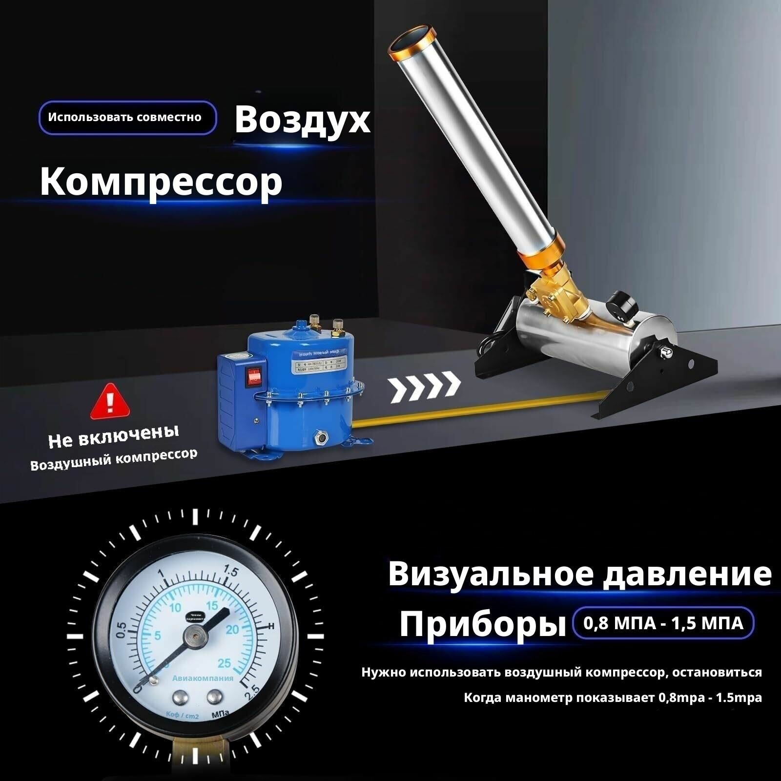Пусковая установка для конфетти с дистанционным управлением
