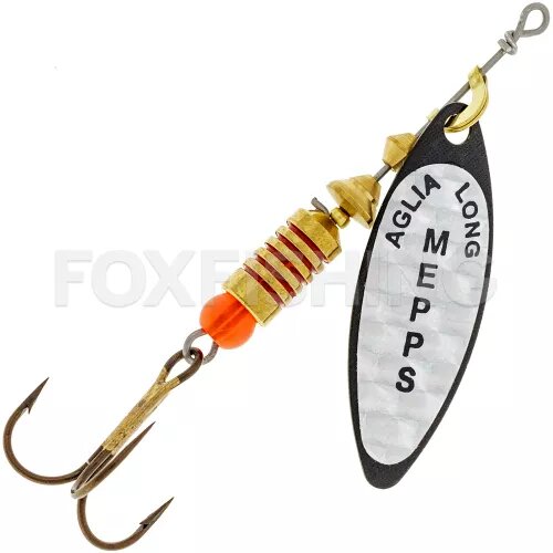 Блесна вращающиеся Mepps Aglia Long Rainbo №1 4,5гр. #BL