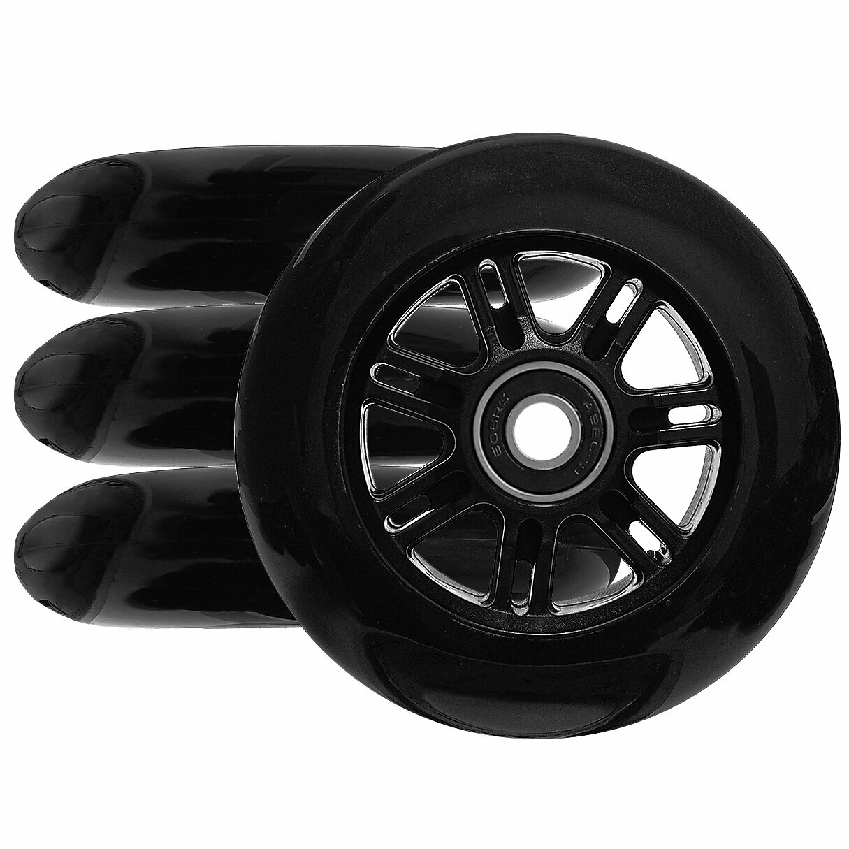 Набор колёс для роликовых коньков Ride Story "Fervor Wheels", 90mm/85A + ABEC 9, 4шт. - Gloss Black