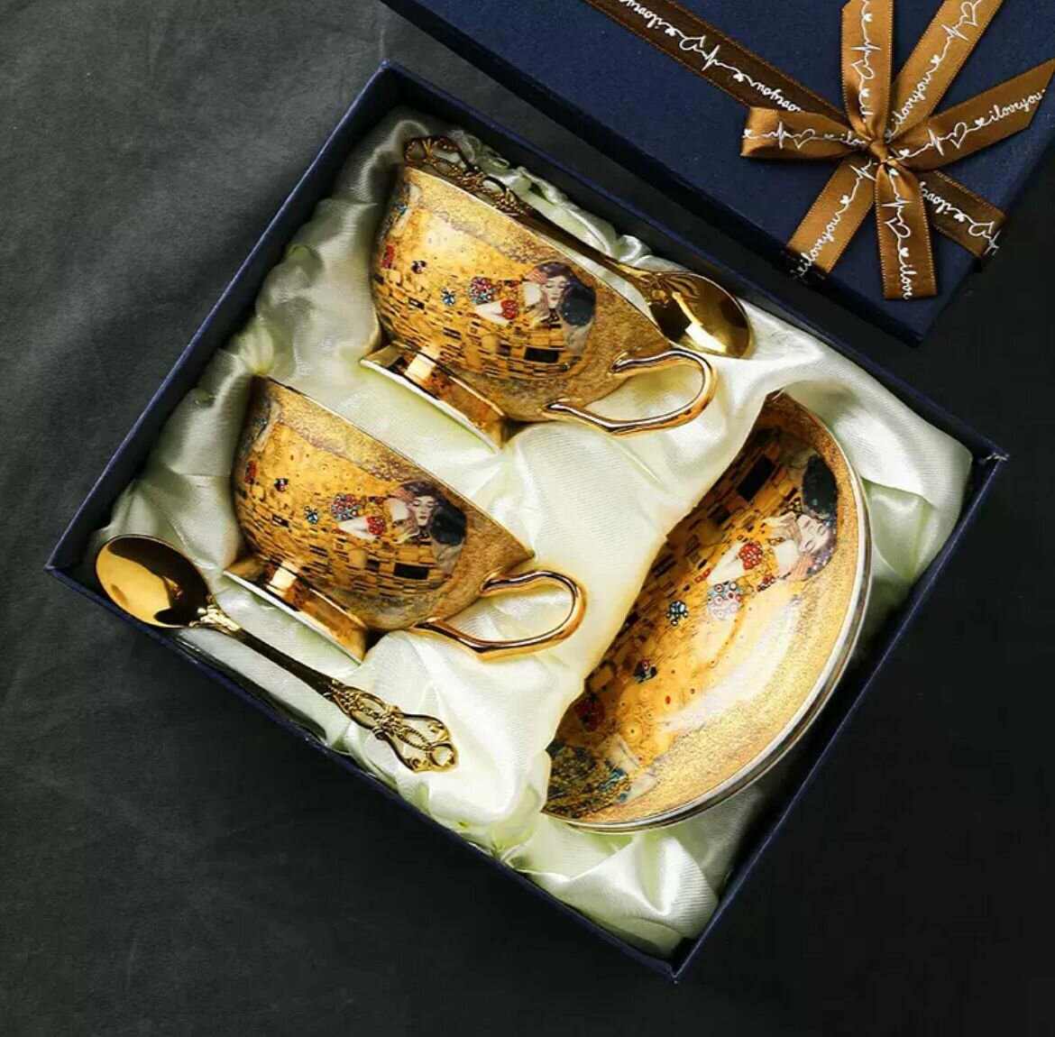 Чайные пары Г. Климт Поцелуй