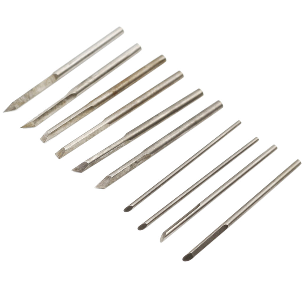 10 шт./компл. Ручной Работы Лезвие Для Резьбы по Оливковому Дереву Из Быстрорежущей Стали Micro для Головного Инструмента