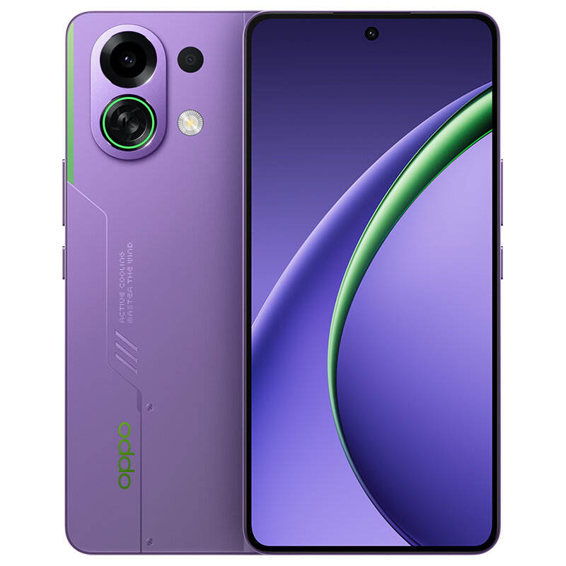 Смартфон с умной камерой OPPO K13 Turbo 5G (CN), 16 ГБ + 256 ГБ, фиолетовый