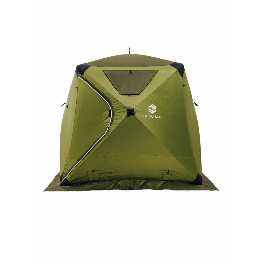 Всесезонная палатка куб Blau See Forest-240, 4-местная, трехслойная