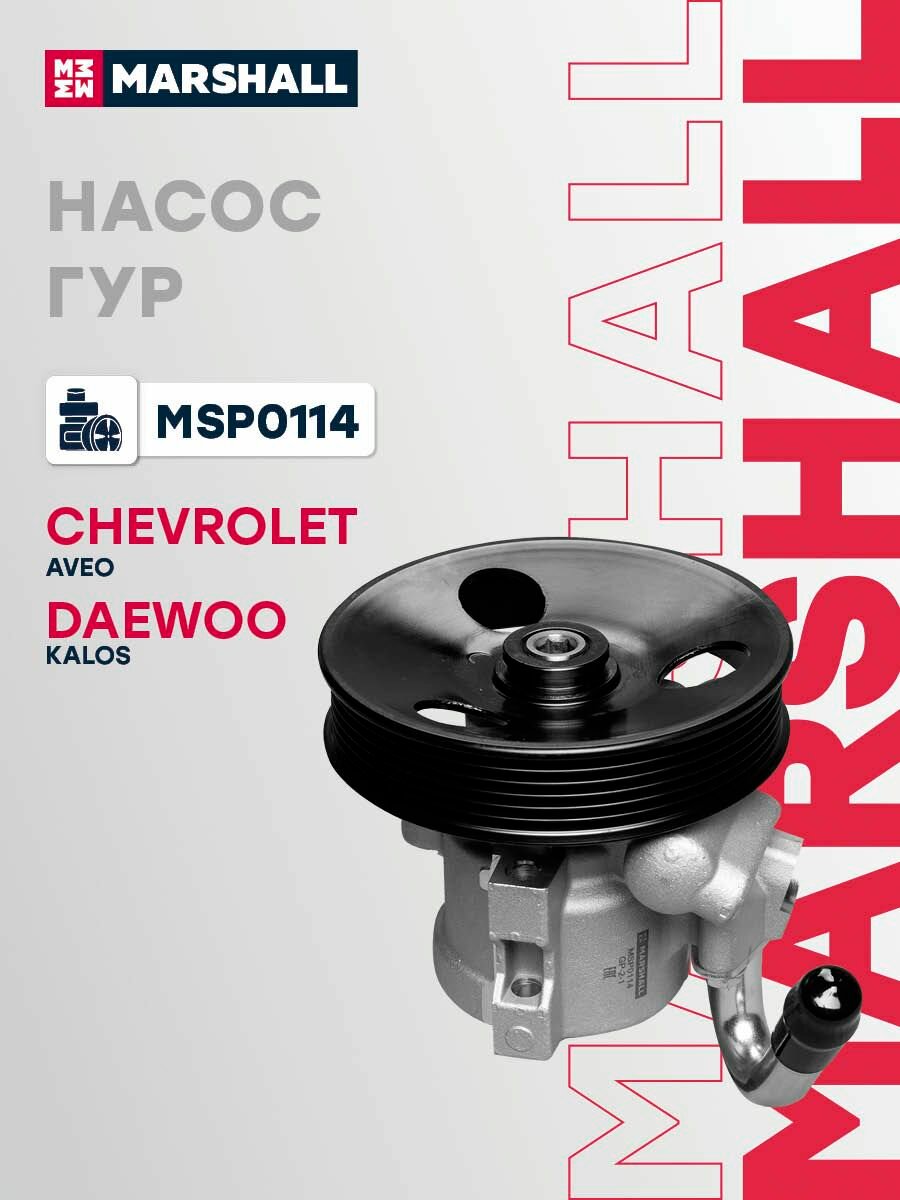 Насос ГУР Chevrolet Шевроле Aveo Авео, Daewoo Дэу KALOS 95241308