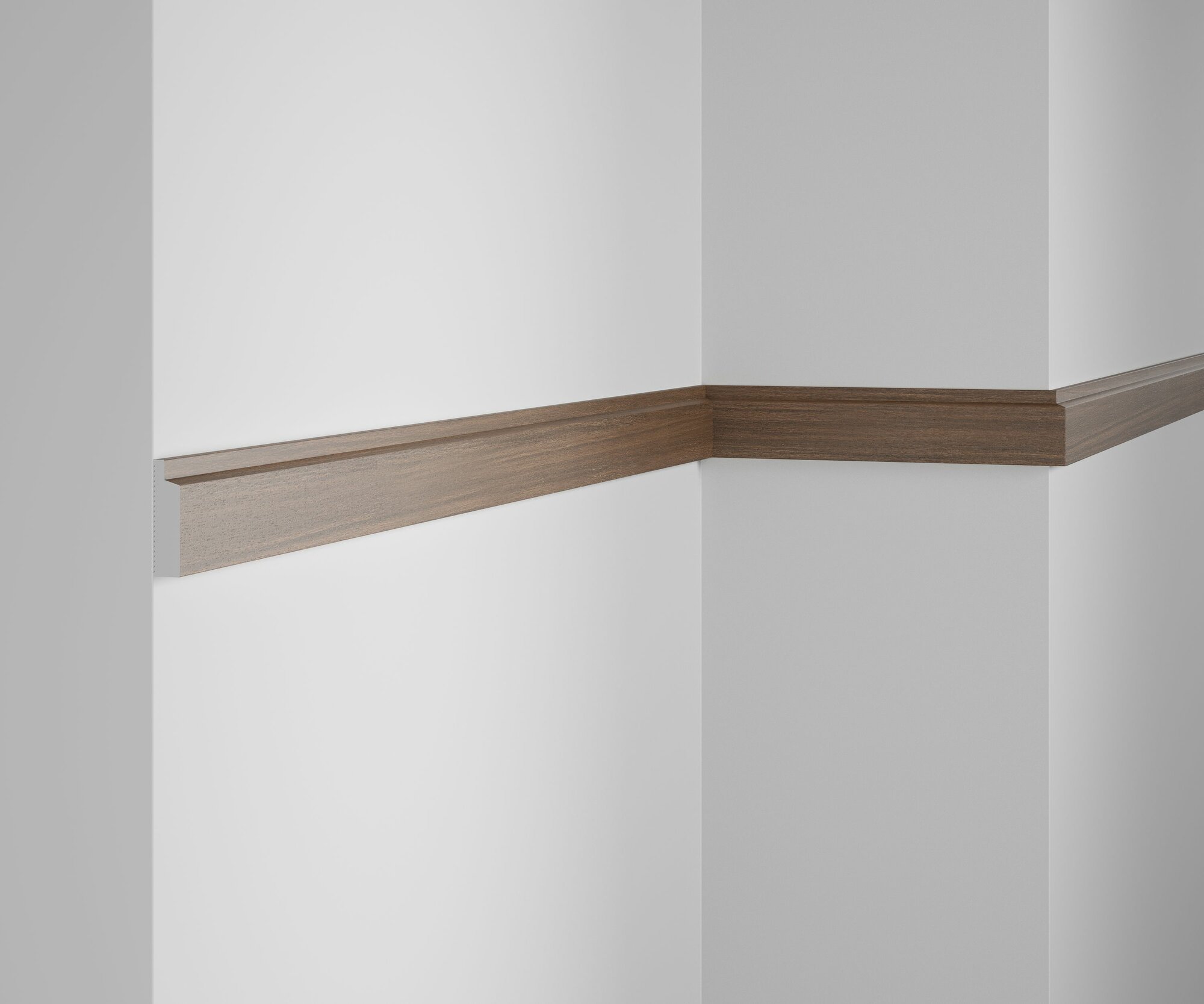 Молдинг финишный для панели VR118-D079 46х12х2800мм дуб Модена, Экополимер EVROPLINT VR701-D079