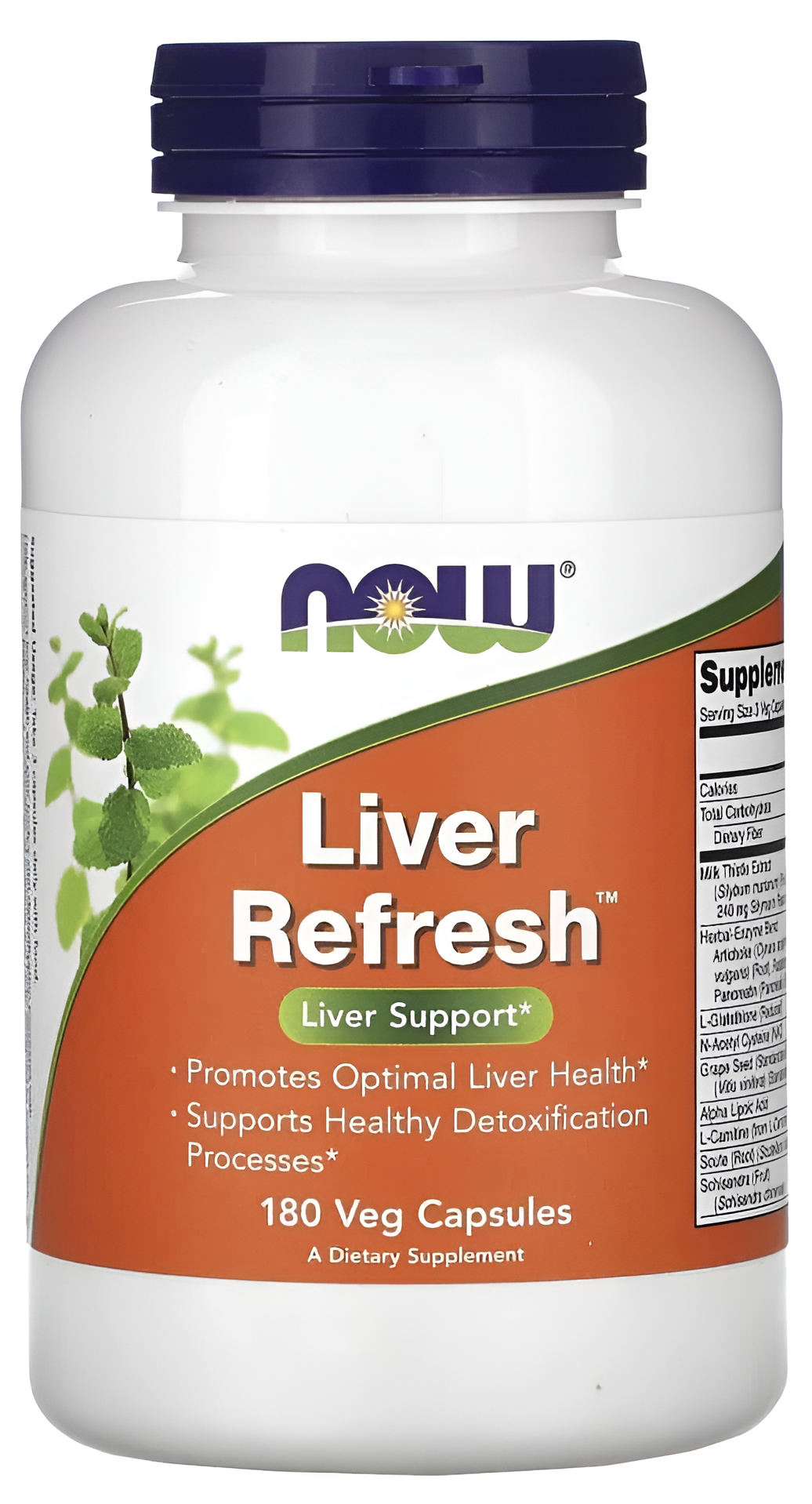 NOW Foods Liver Refresh, НАУ фудс Ливер Рефреш 180 вег капсул