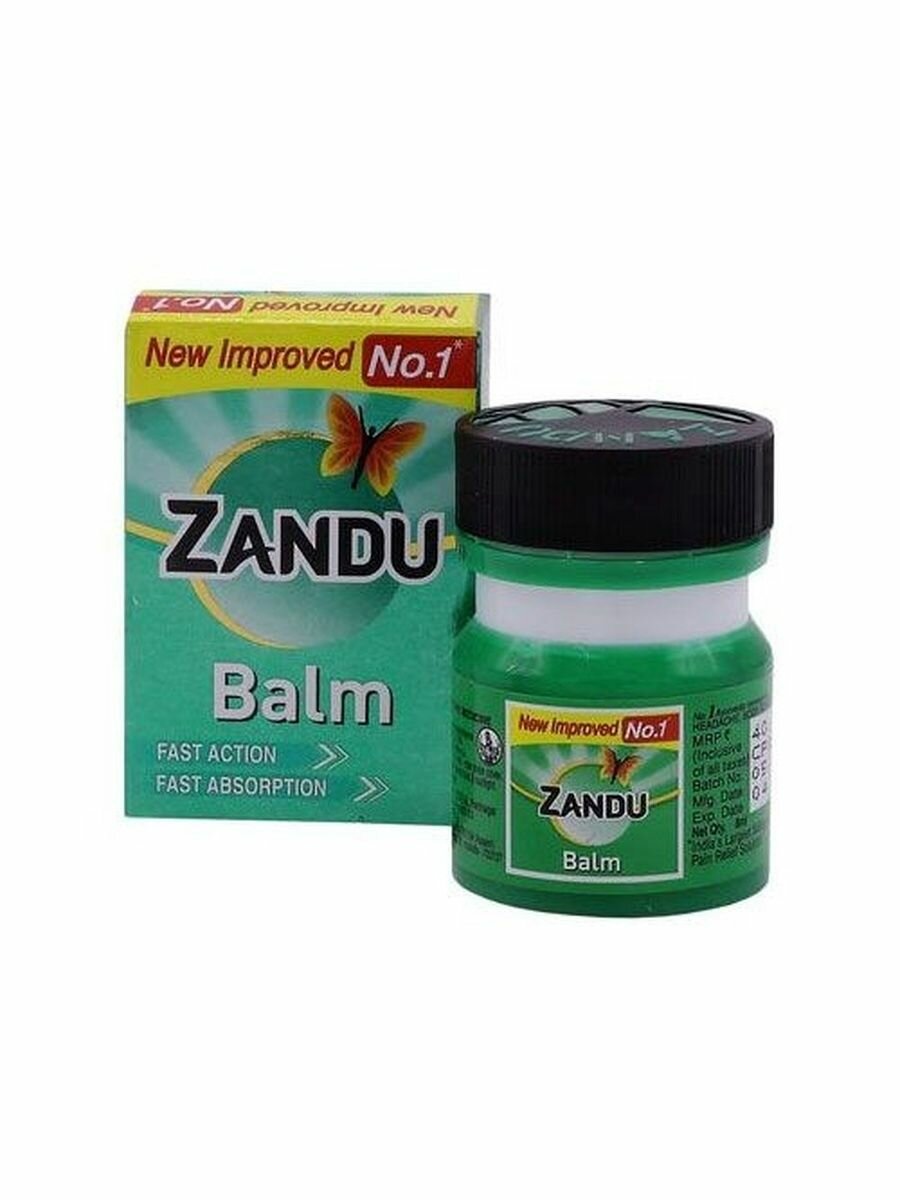 Болеутоляющий Зеленый Занду / Fast Action Balm Zandu 8 млБ