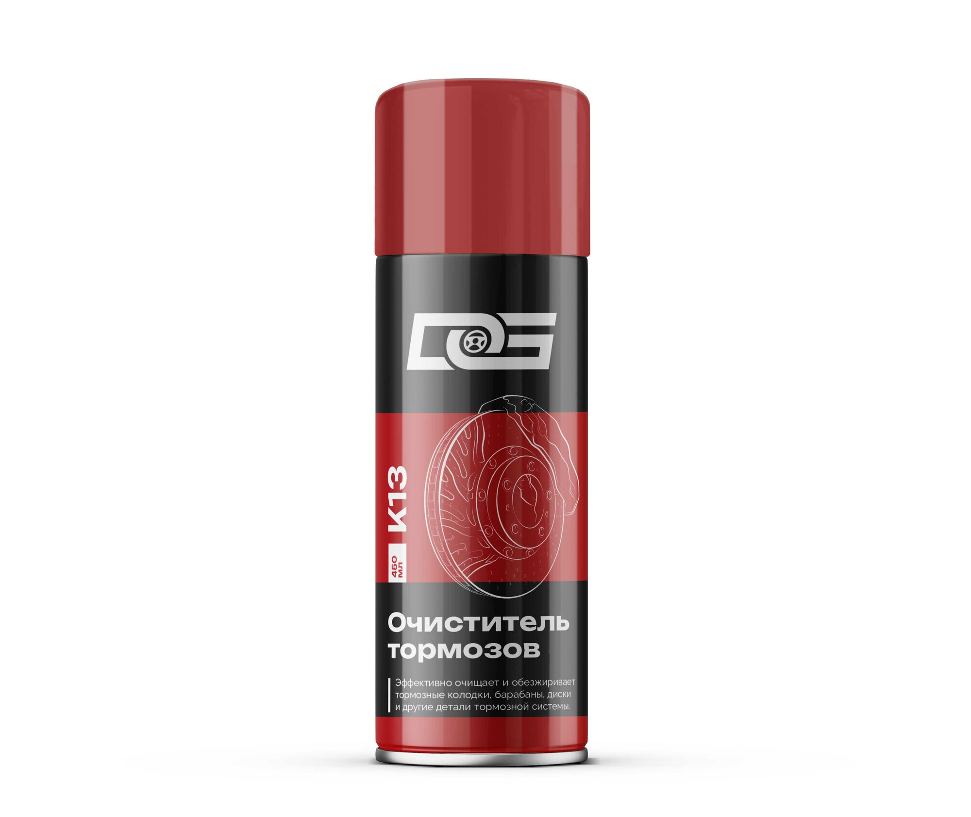 DG Очиститель тормозов, аэрозоль, BRAKE&PARTS CLEANER, 450мл Арт. K13