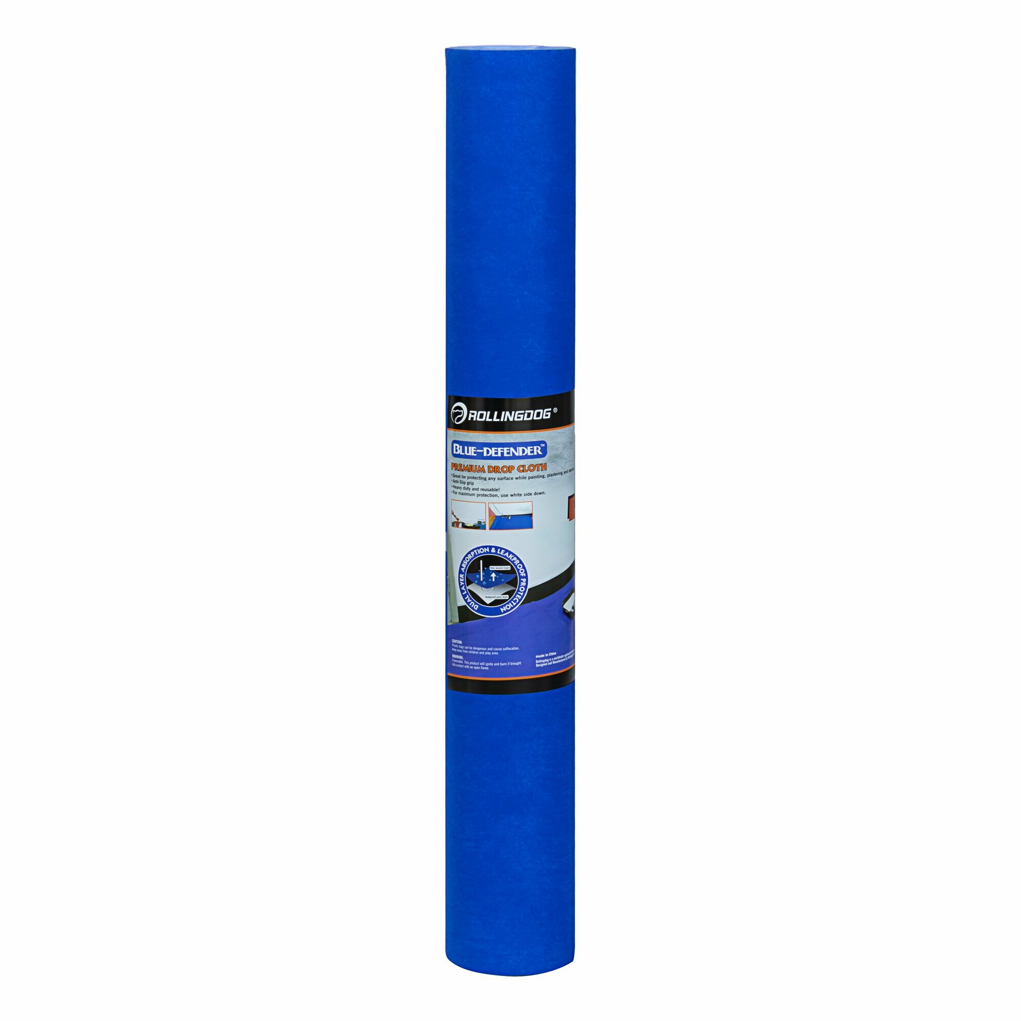 Полотно укрывное ROLLINGDOG BLUE DEFENDER 100 г/кв. м, 1м*30м, серия Professional, арт.80842