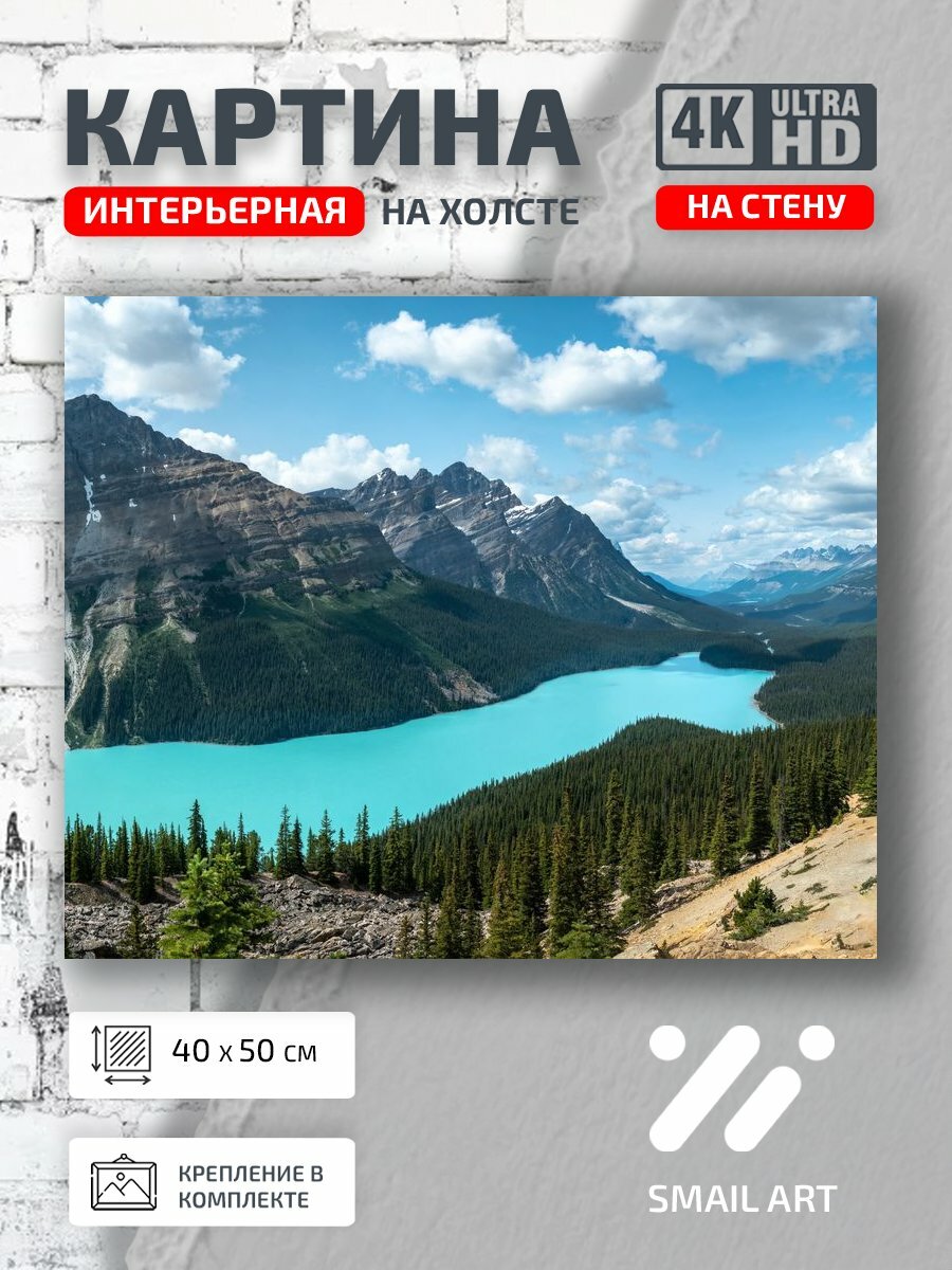 Картина на холсте интерьерная 40 на 50 на стену Пейзаж Landscape для офиса пейзаж интерьер