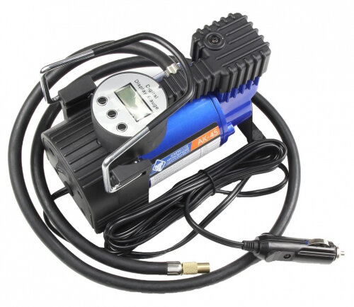 Автомобильный компрессор Nova Bright АК-45 45л/мин 10атм 12А 12V, в прикуриватель, кейс, 36449