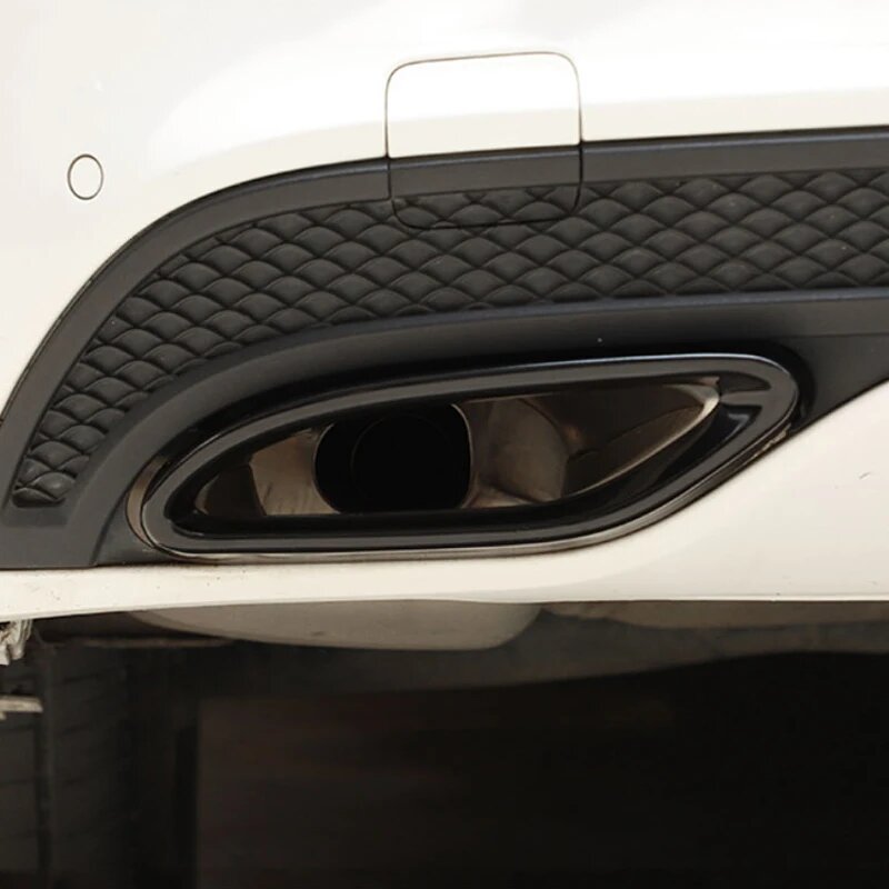 Автомобильный глушитель из нержавеющей стали, выходная крышка выхлопной трубы для Mercedes Benz B C E GLC Class W246 W205 W166 W212 W213 GLS C117