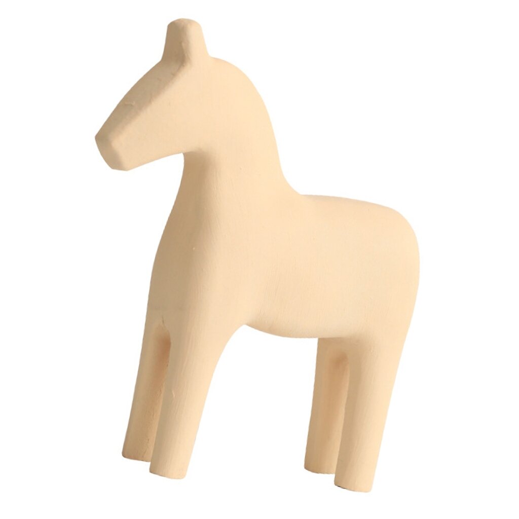 Простое и креативное украшение Dala trojan horse-Бежевая труба