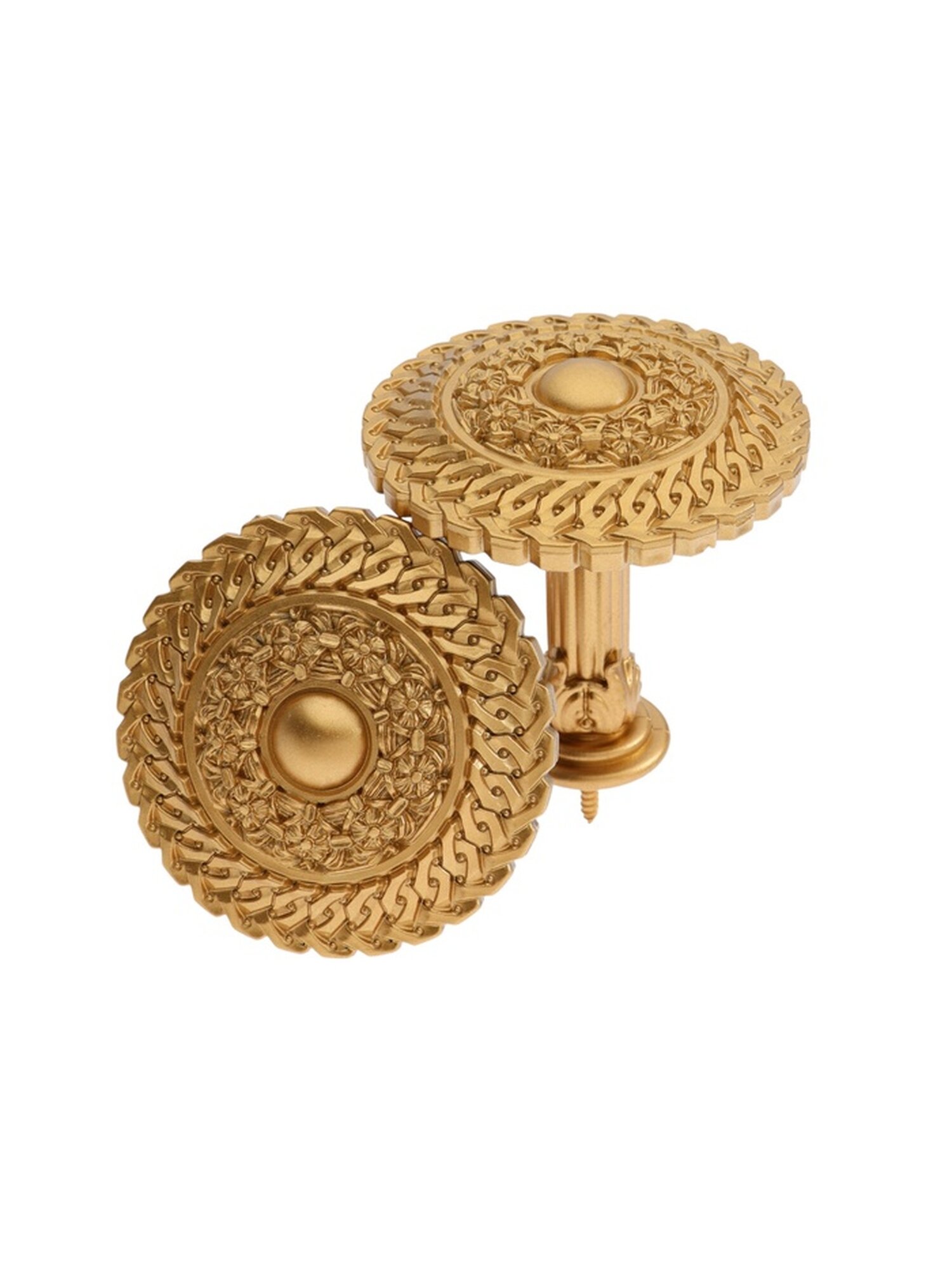 Крючок для штор CAPPIO KS030, d=95 мм, цвет золото, 2 шт 10906505