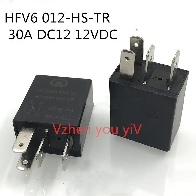 Силовое реле HF HFV6 012-HS-TR 12VDC 30A 5 pcs