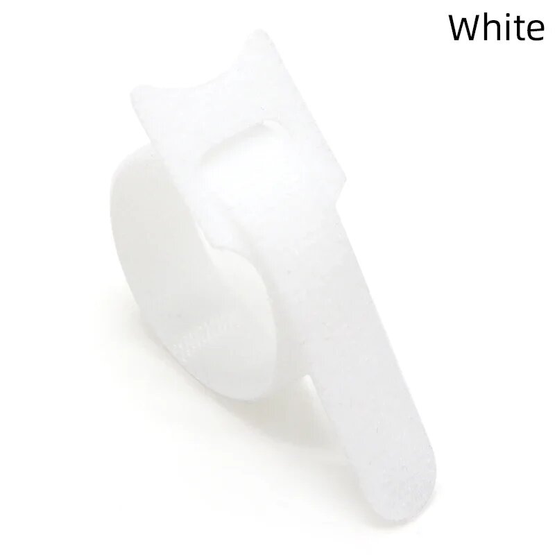 150 мм многоразовые крепежные кабельные стяжки, лента на липучке, кабельные 150mm x 10pcs, White