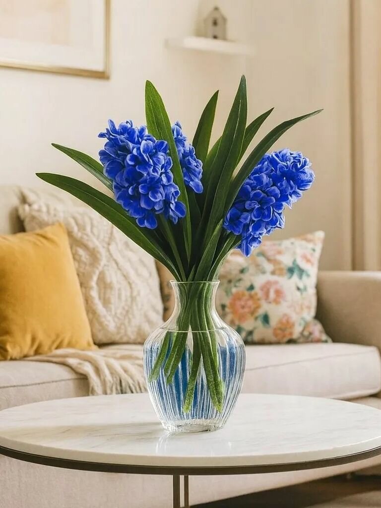 Искусственные растения Гиацинт цветы для декора