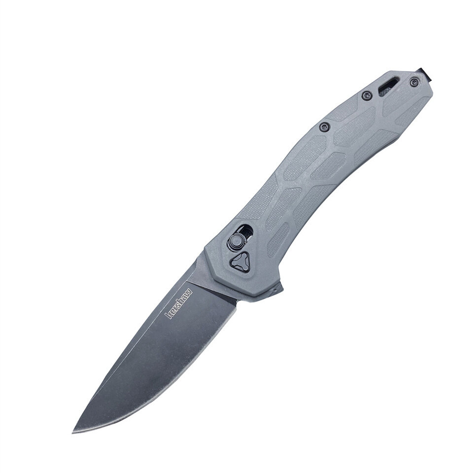 Складной нож Kershaw Covalent 2042 GFN-KVT Flipper D2 Blackwash Drop Blade с усиленной стеклом нейлоновой ручкой для кемпинга EDC Инструмент
