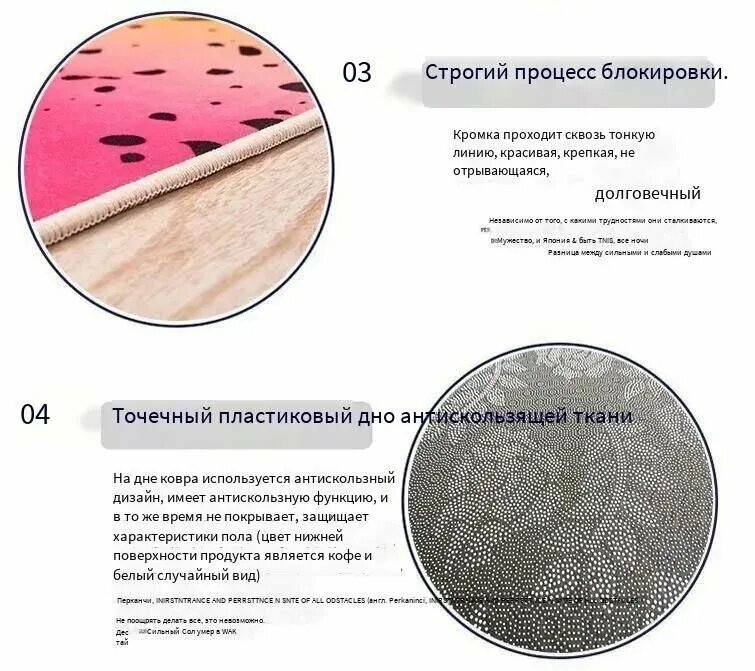 Ковер 40x60 см3D ковер домашняя гостиная спальня нескользящий дверной коврик — фото 1