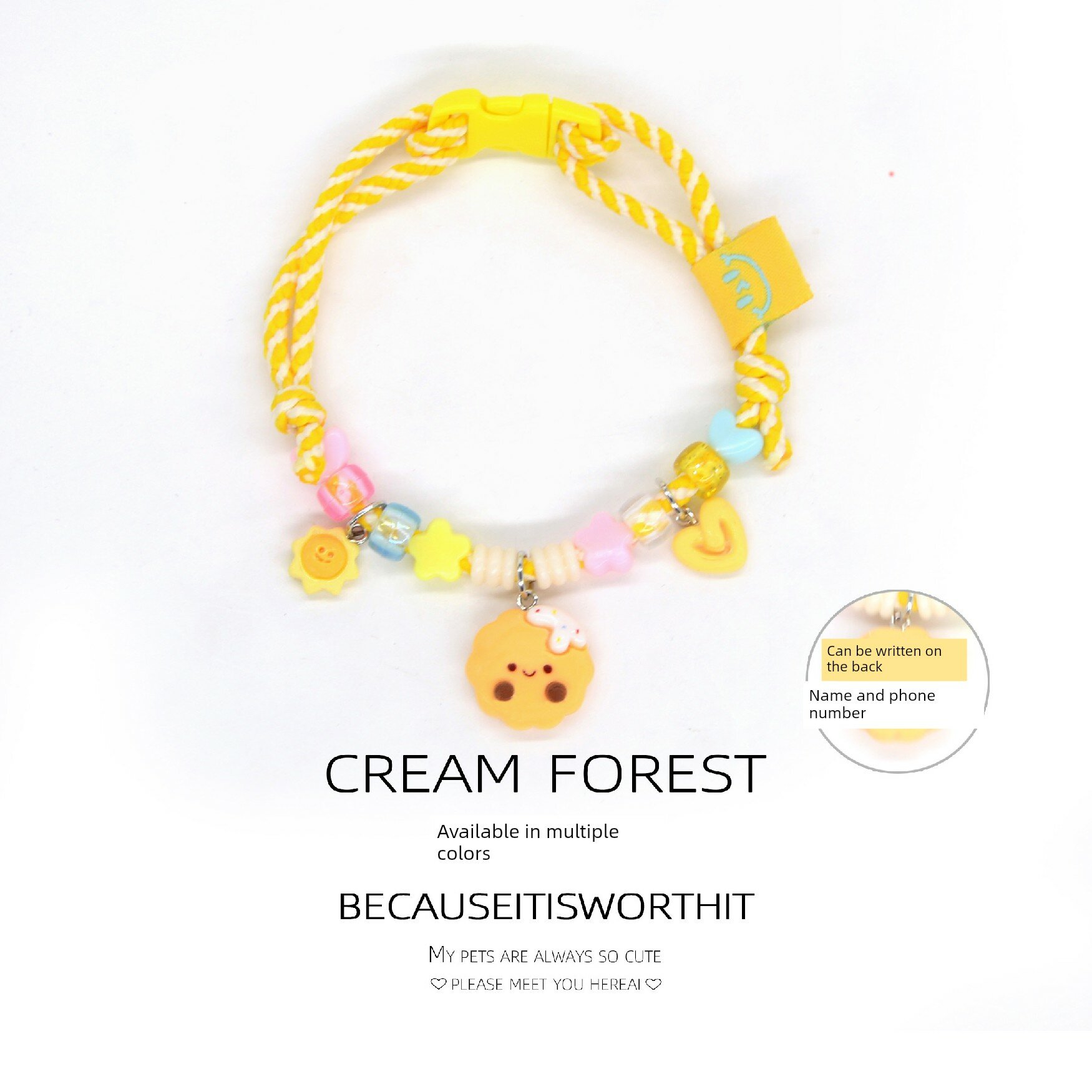 Картинка кошки и собаки ошейник регулируемый 20-30 см безопасность для маленьких собак с гравировкой