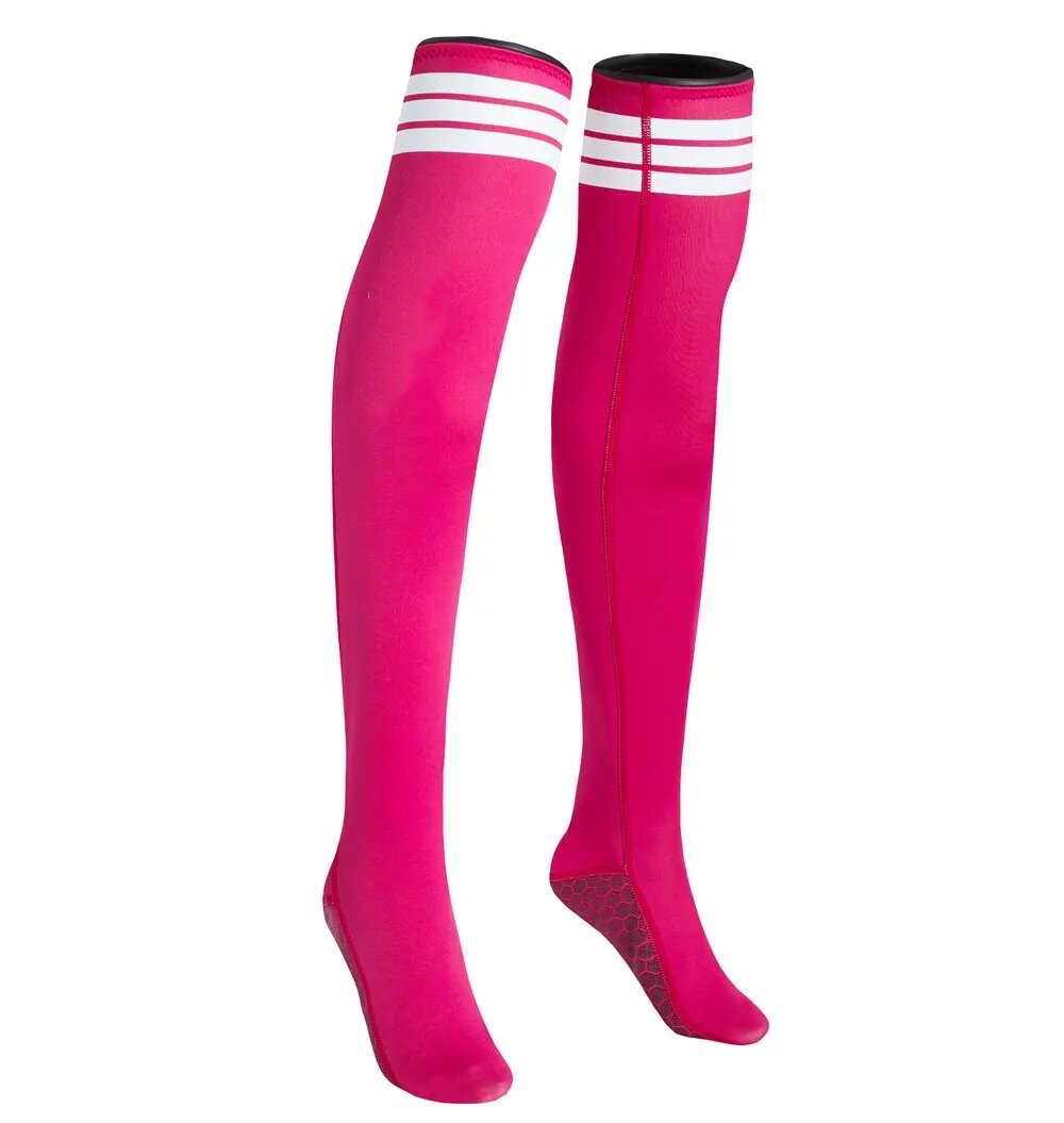 Неопреновые длинные носки для дайвинга 1,5 мм Розовый, Fuchsia, S
