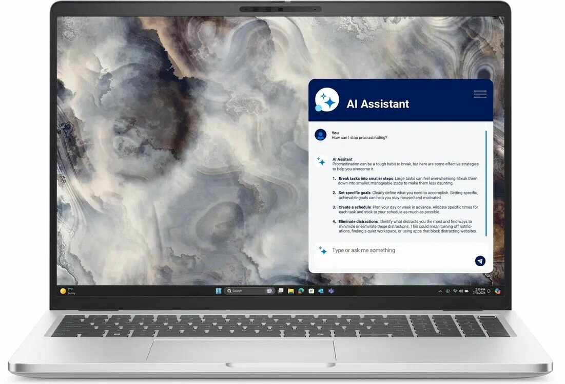 Ноутбук Dell Pro 16 Plus 16" (1920x1200) IPS 120Hz, Intel Core Ultra 7 266V, 16GB DDR5, 1TB SSD, Intel Arc, Linux, grey (Pro16Plus-7115)