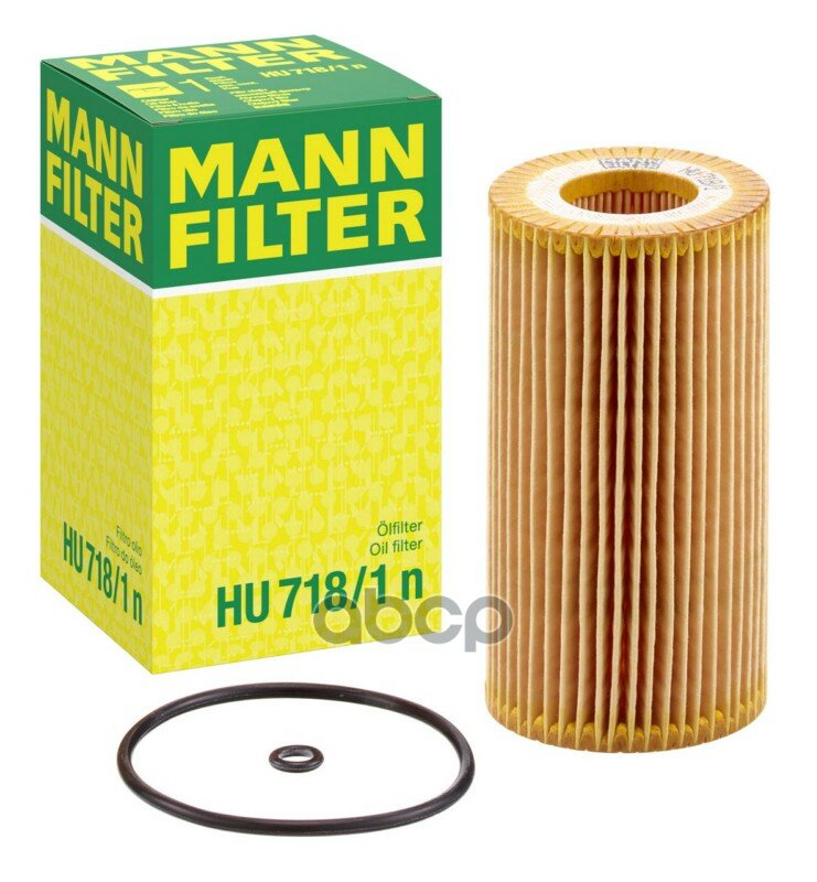 Фильтр масляный OPEL ASTRA G/OMEGA B/VECTRA MANN-FILTER арт. HU718/1N