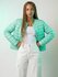 Куртка JUST CLOTHES, размер 38, мятный
