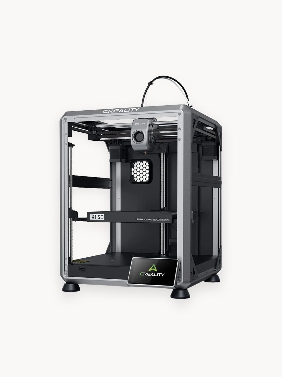 3д принтер Creality K1 SE 220×220×250 мм, автоуровень, 600 мм/с, для начинающих и дома, 3D принтер