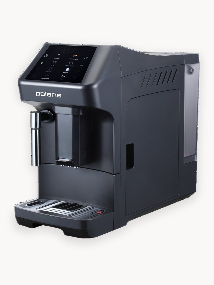 Кофемашина автоматическая зерновая с капучинатором Polaris PACM 2048SW, черный