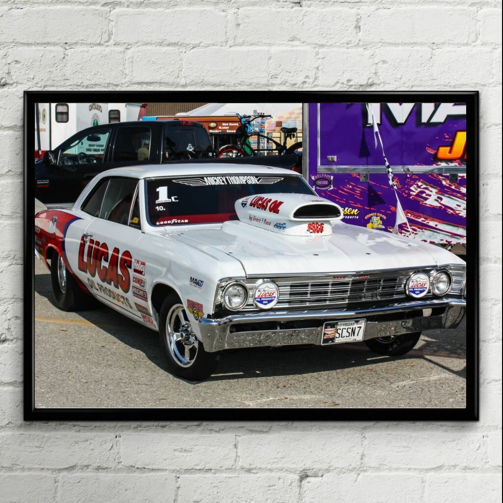 Плакат "chevy chevelle retro" от Cool Eshe из коллекции "Автомобили", плакат А3