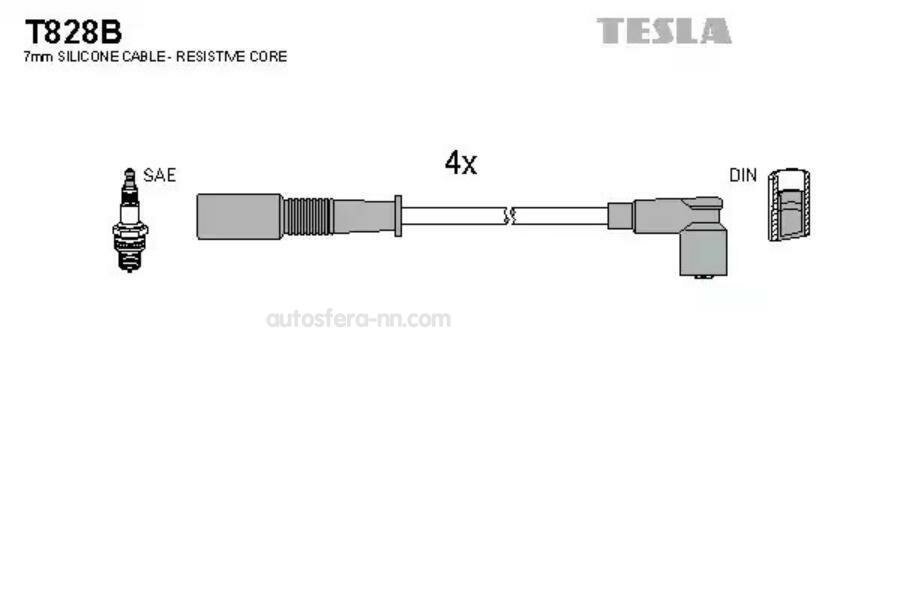 TESLA T828B Провода