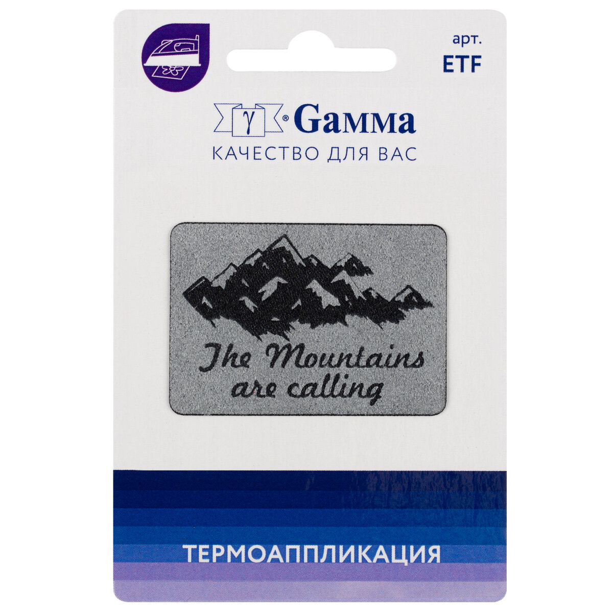 Термоаппликация "Gamma" ETF 01-028 Горы 4.9 x 3.4 см