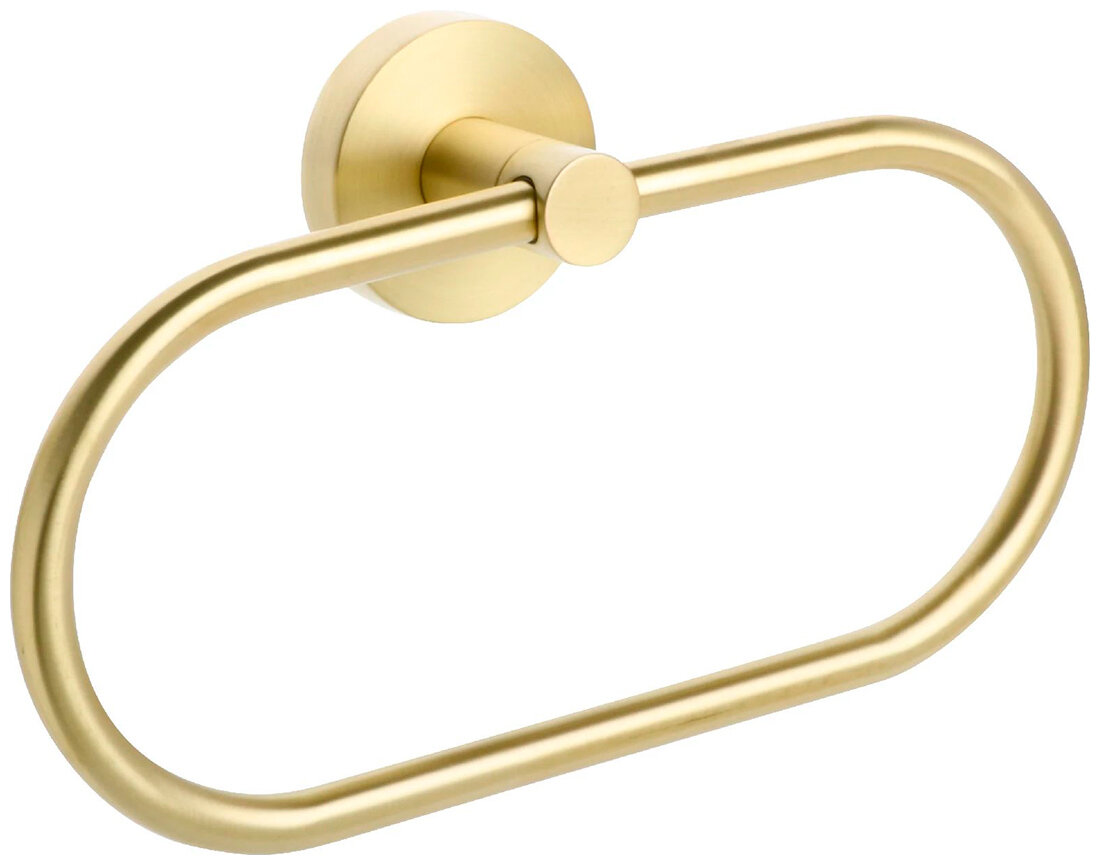 Полотенцедержатель кольцо Fixsen Comfort Gold, золото-сатин (FX-87011)