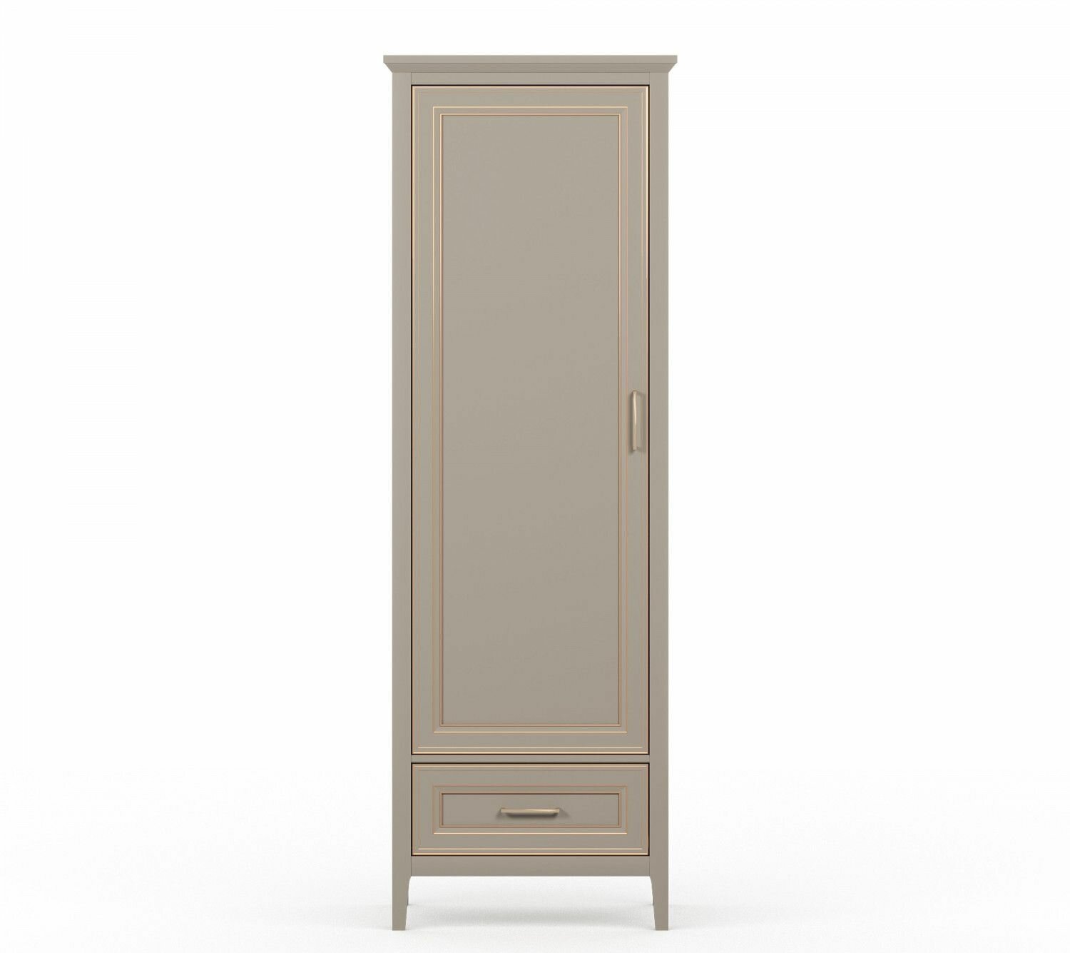 Шкаф Black Red White Классик / Classic REG1D1S (Глиняный серый)