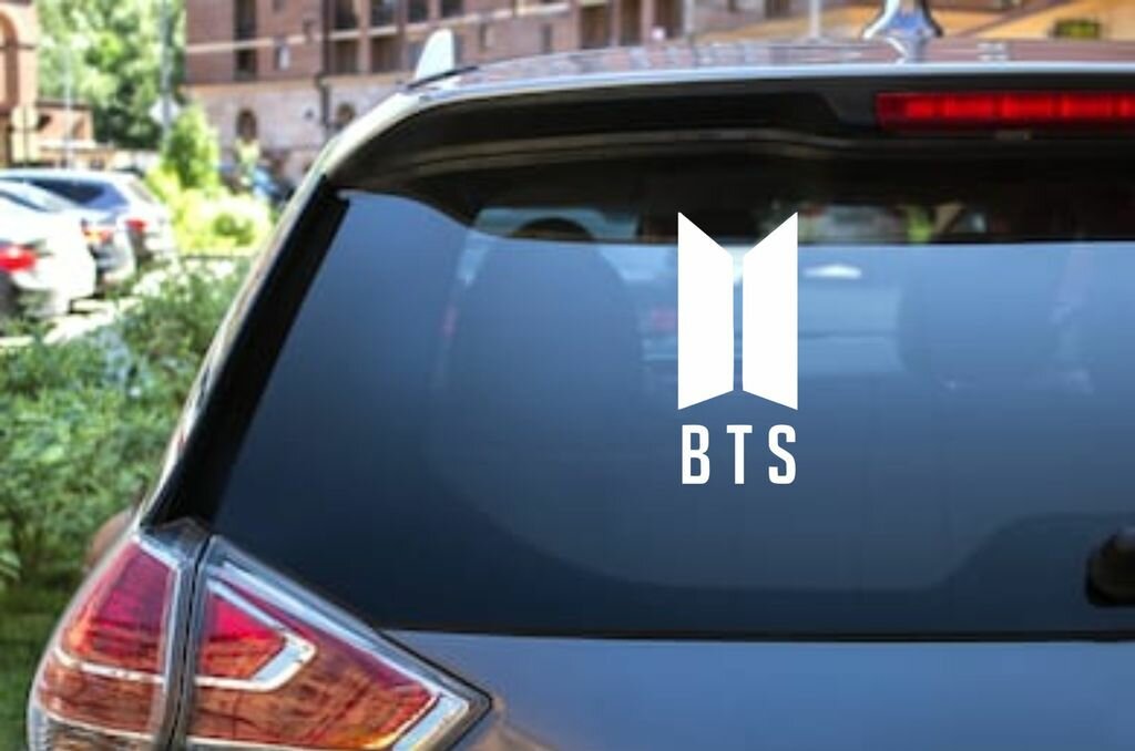 Наклейка виниловая BTS, БТС №4, А3