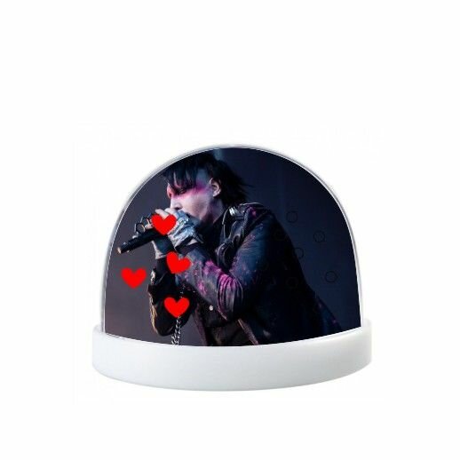 Водяной шар Marilyn Manson, Мэрилин Мэнсон №8, Искусственный снег