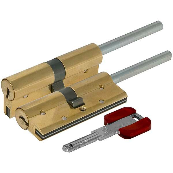Цилиндр CISA RS3 S ключ-шток L75 (размер 45х30Ш мм) - Латунь (1.0L3S7.91.0.66. CL. С5)