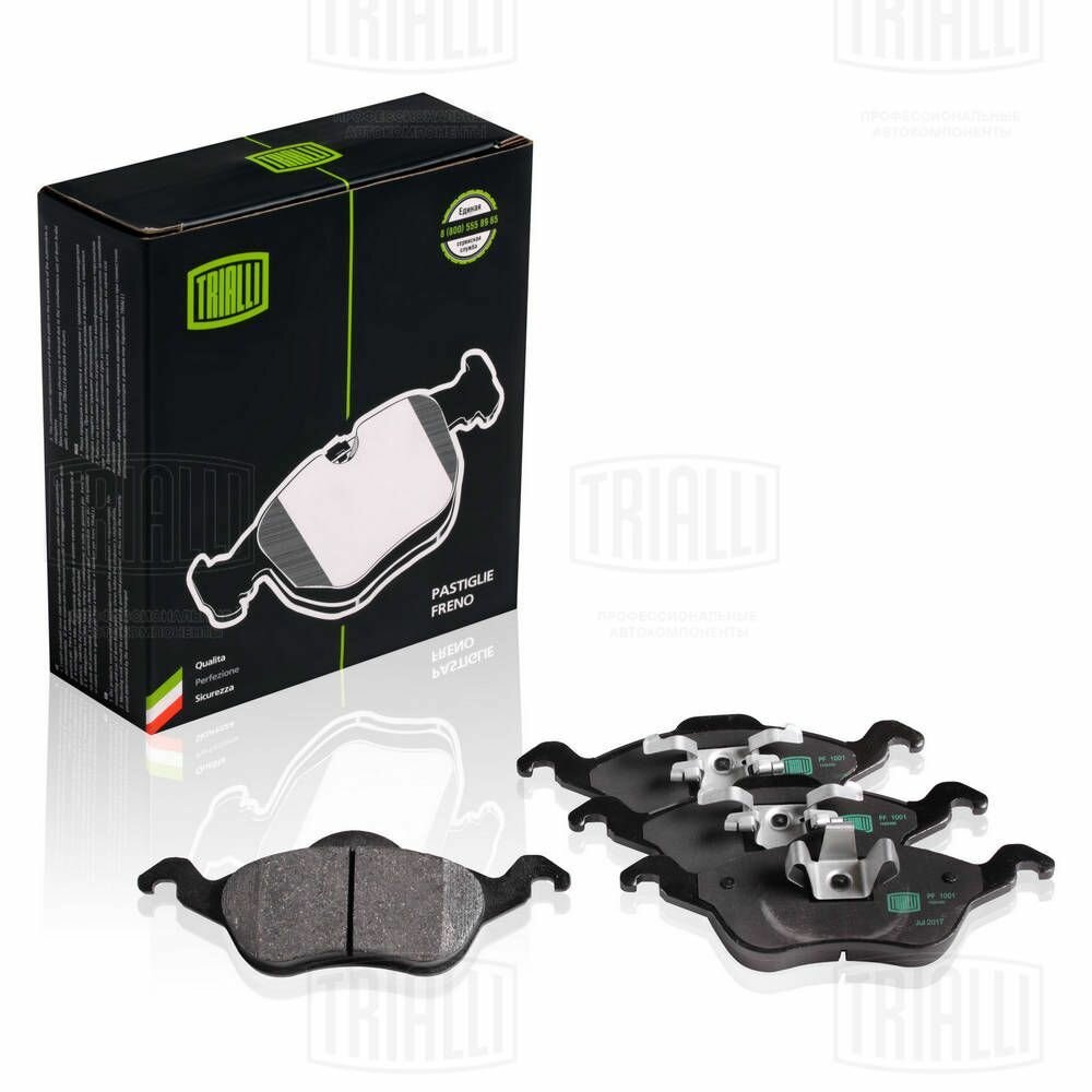 Pf1001 Колодки тормозные передние Trialli для Ford Focus I (98-)