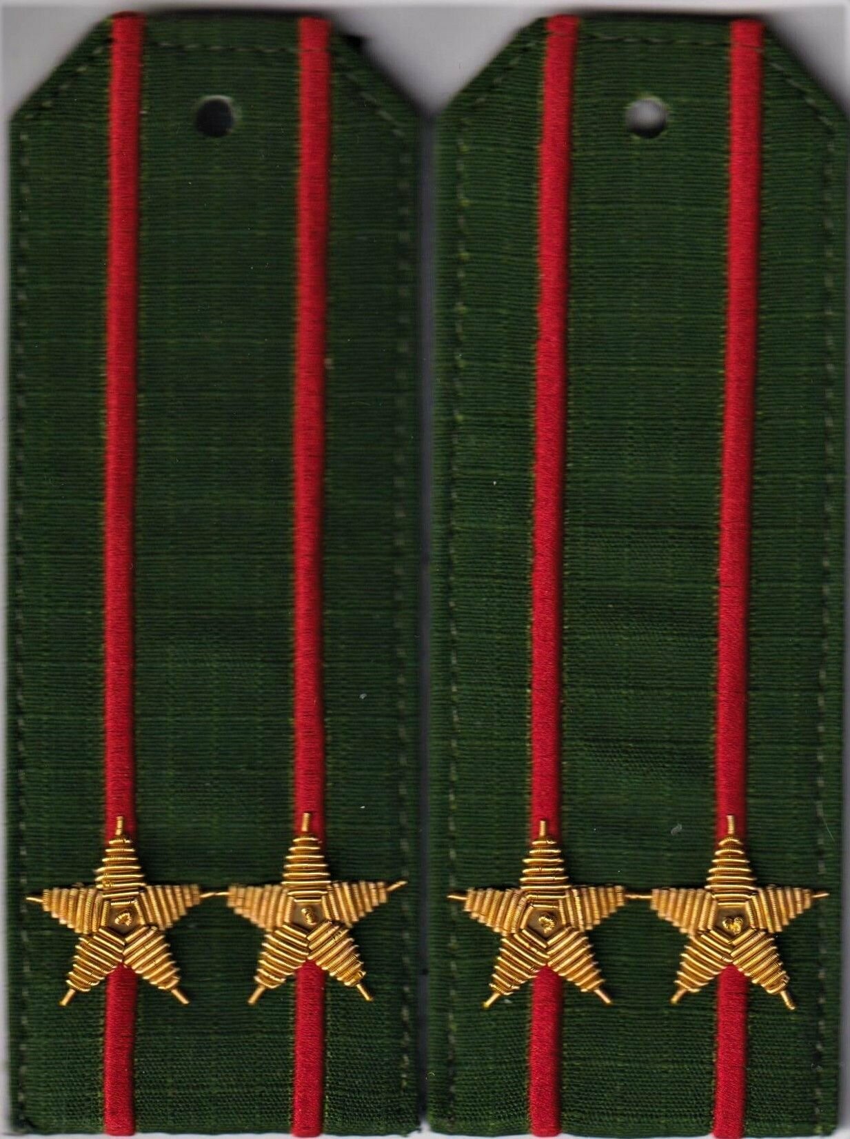 Погоны ОВ оливковые (ткань rip-stop), подполковник