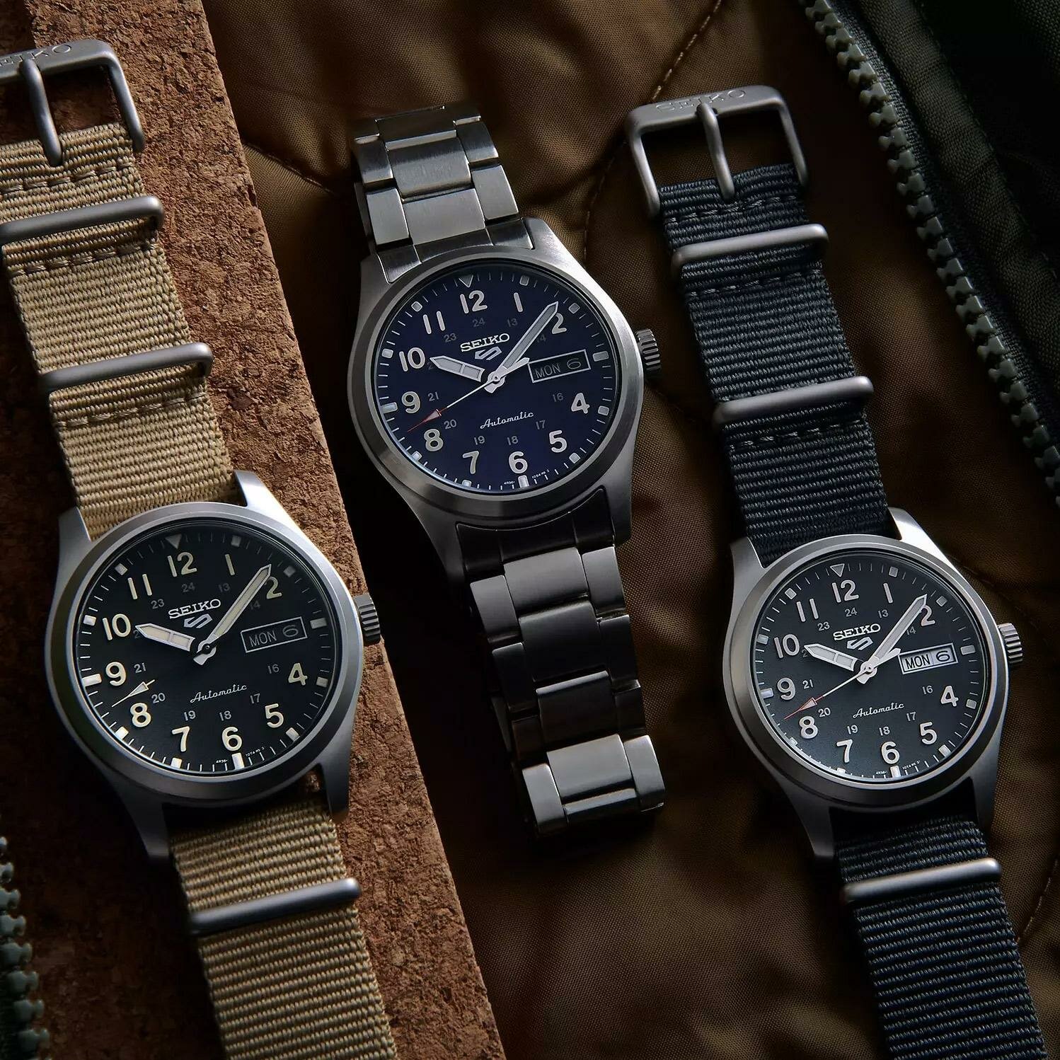 Наручные часы SEIKO, серебряный — фото 1